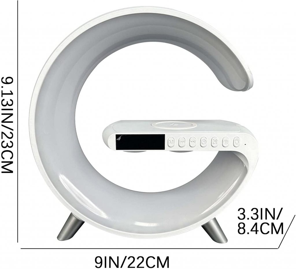 iTop Smart Light Sound Machine with Wireless Charger, Music Rhythm ...