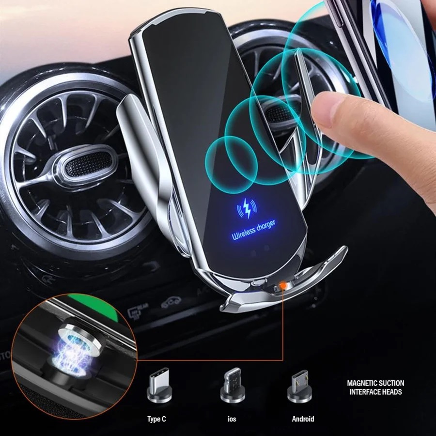 iTop Q3 Upgraded Universal Magnetic Wireless Charging Phone Holder ...